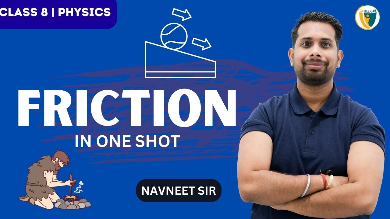Friction | Class 8 Physics | Crash Course | OMEGANS - YouTube