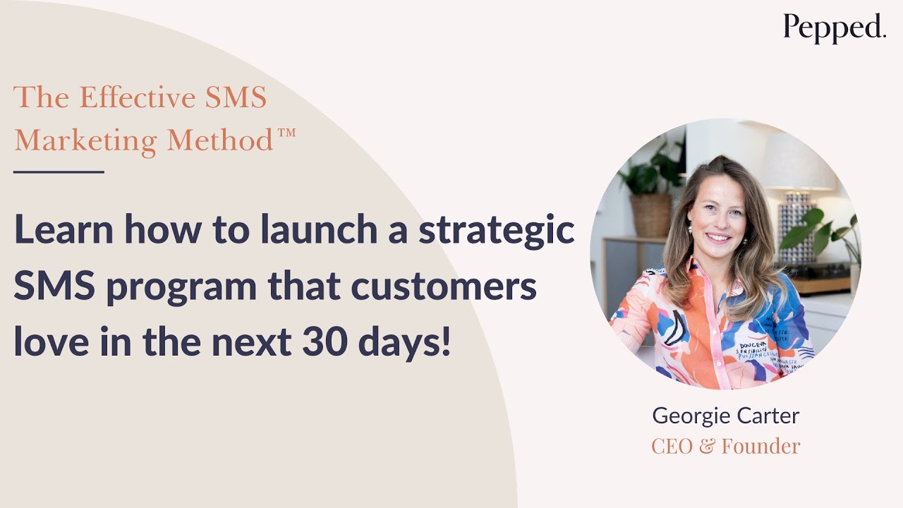 Learn how to launch a strategic SMS program that customers love in the ...