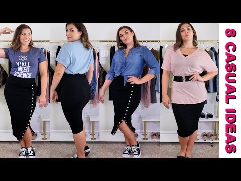 8 Casual Pencil Skirt Outfits | Bailey B.