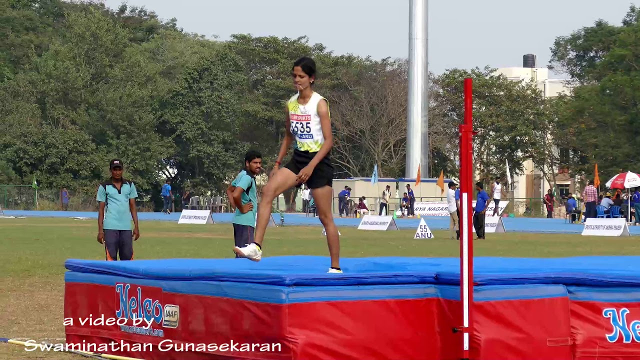 WOMEN'S HIGH JUMP FINAL. 78th ALL INDIA INTER UNIVERSITY ATHLETICS ...