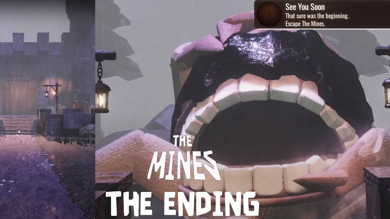 DOORS FLOOR 2 The Mines: Ending Cutscene (4K RTX ON) - YouTube