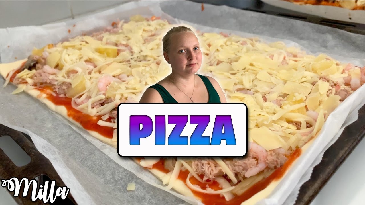 🍕Pizzaa Lidlin valmiista pizza-pohjasta - YouTube