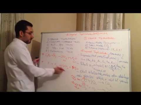 Emrah Yıldız ile Kimya Kimyasal Tepkimelerde Değişimler (YGS)(9.sınıf)