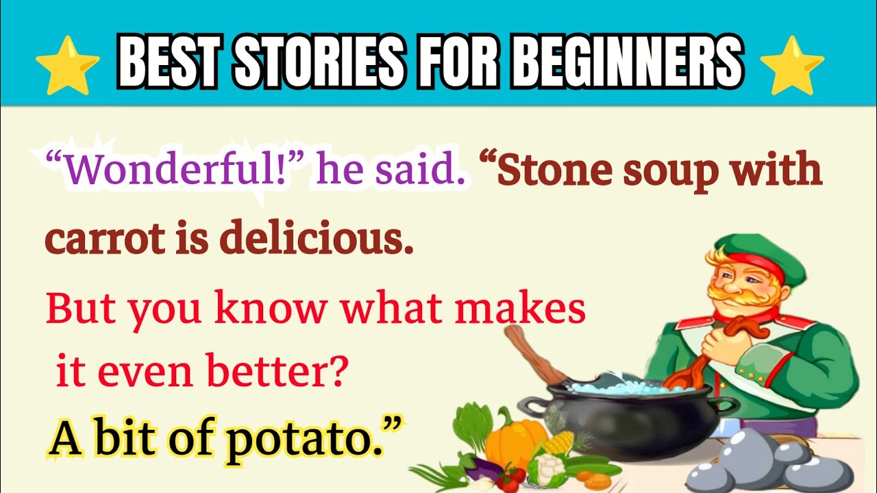 " Stone Soup : A Lesson in Sharing " | English Short Stories for ...