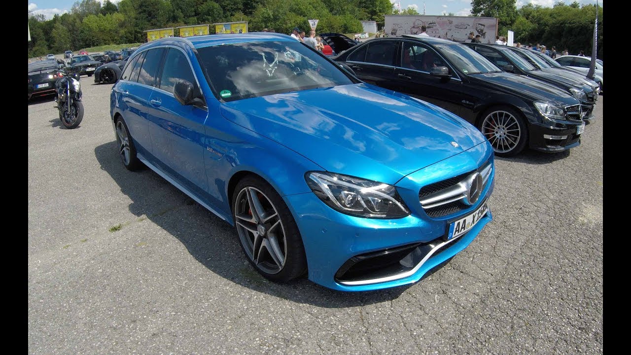 MERCEDES BENZ C-CLASS MB AMG C 63 S T-MODEL S205 V8 BITURBO WALKAROUND ...