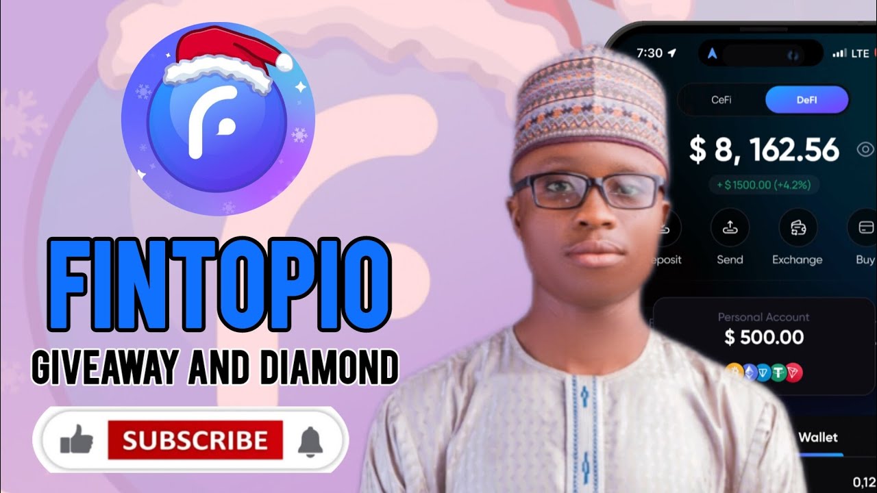 FINTOPIO UPDATE GIVEAWAY AND DIAMOND MINING UPDATE.. - YouTube