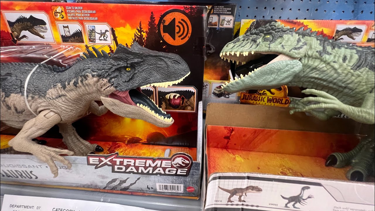 Jurassic World Dominion Toy Hunt New Quilmesaurus & Extreme Damage ...