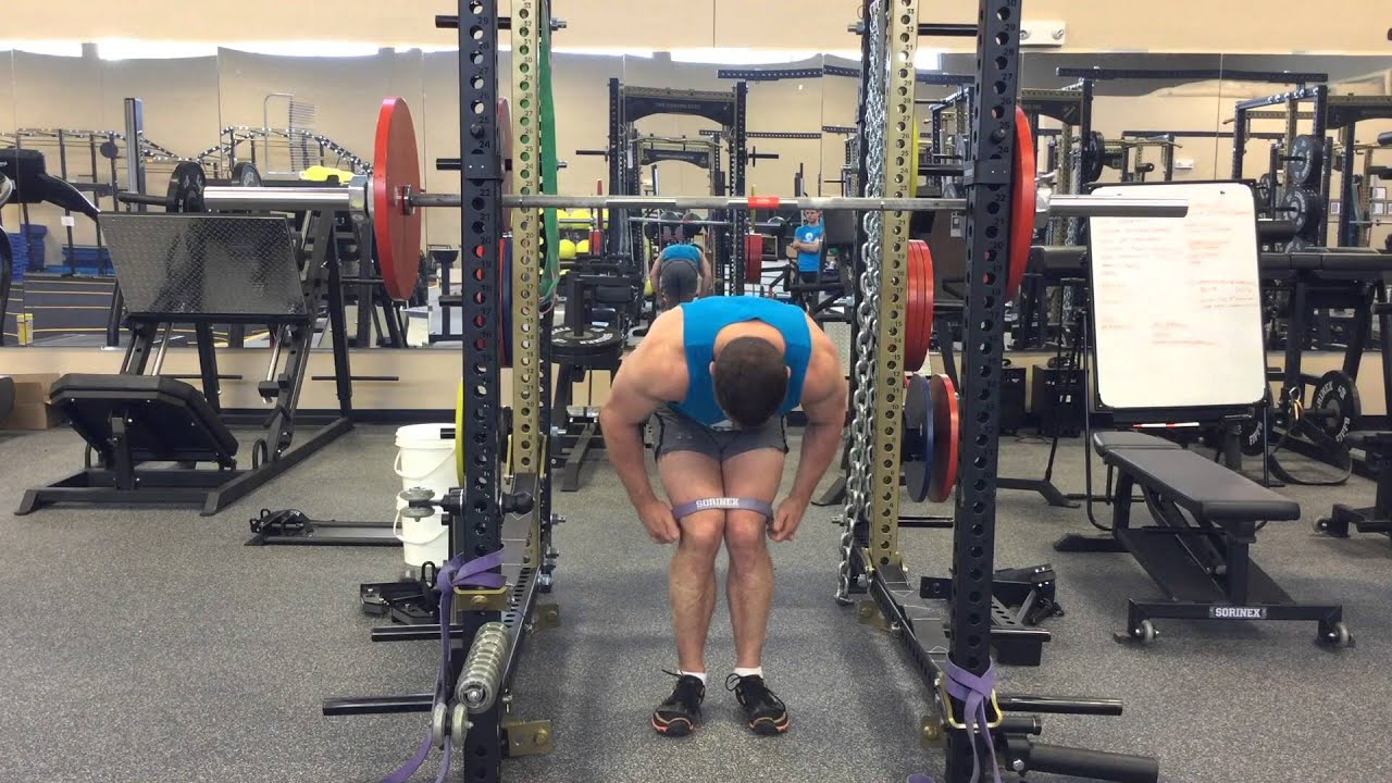 Donny Bigham - Squat with Bands - YouTube