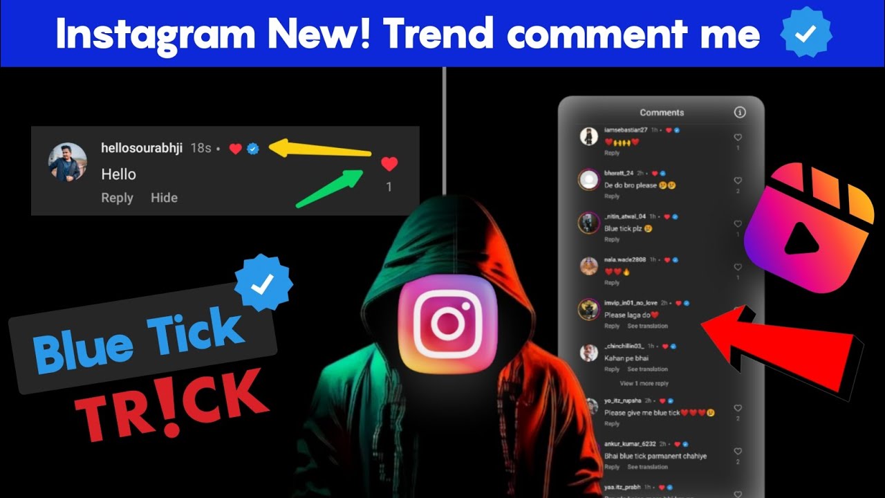 instagram comment me blue tick kaise lagaye? | how to give blue tick in ...