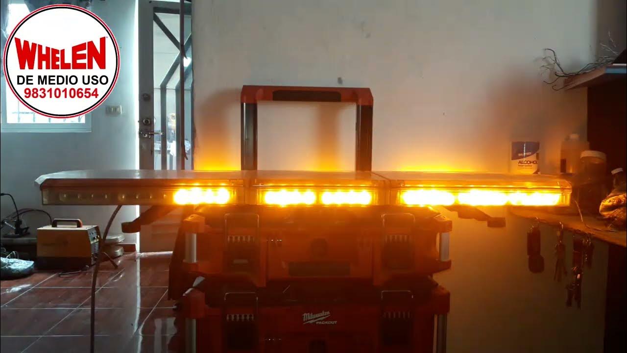 VIDEO DEL FUNCIONAMIENTO DE TORRETA AMBAR CON TARJETA WHELEN 6C883C DE JUSTICE. - YouTube