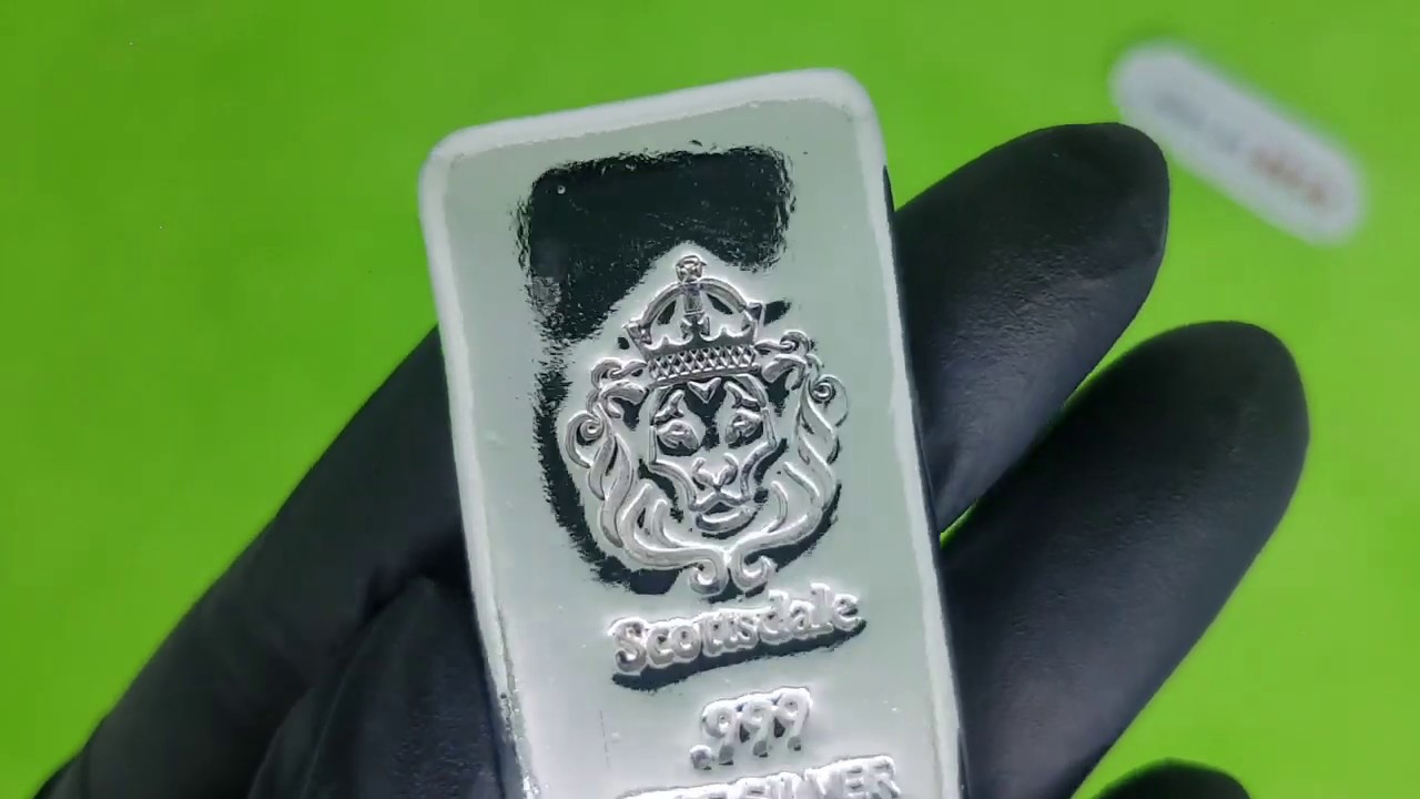 perak batangan scottsdale 100 gr silver bar - YouTube