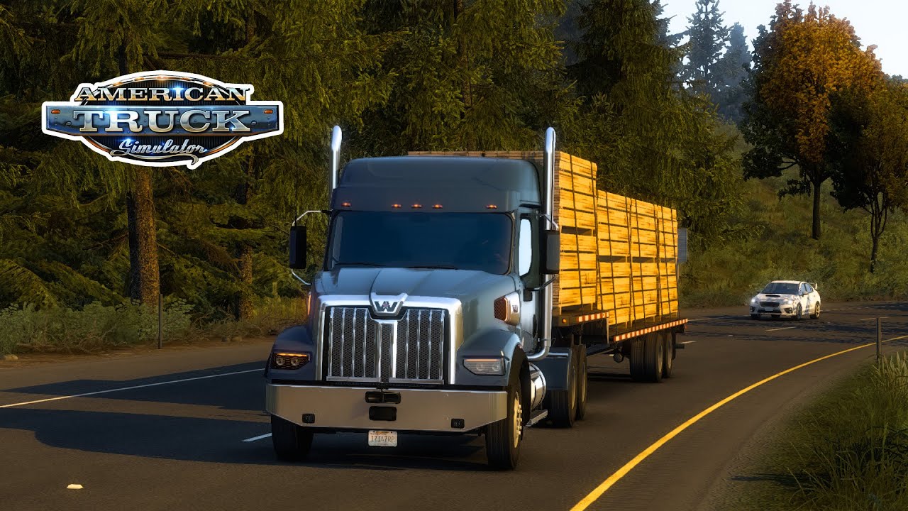 American truck Simulator 5400$ Lumber Job #ats #americantrucksimulator ...