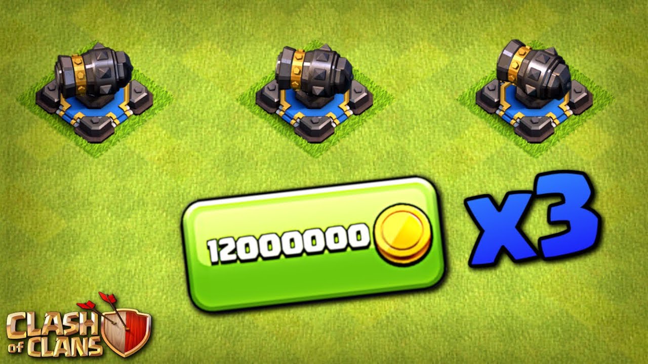 Clash Of Clans Cannon Level 12