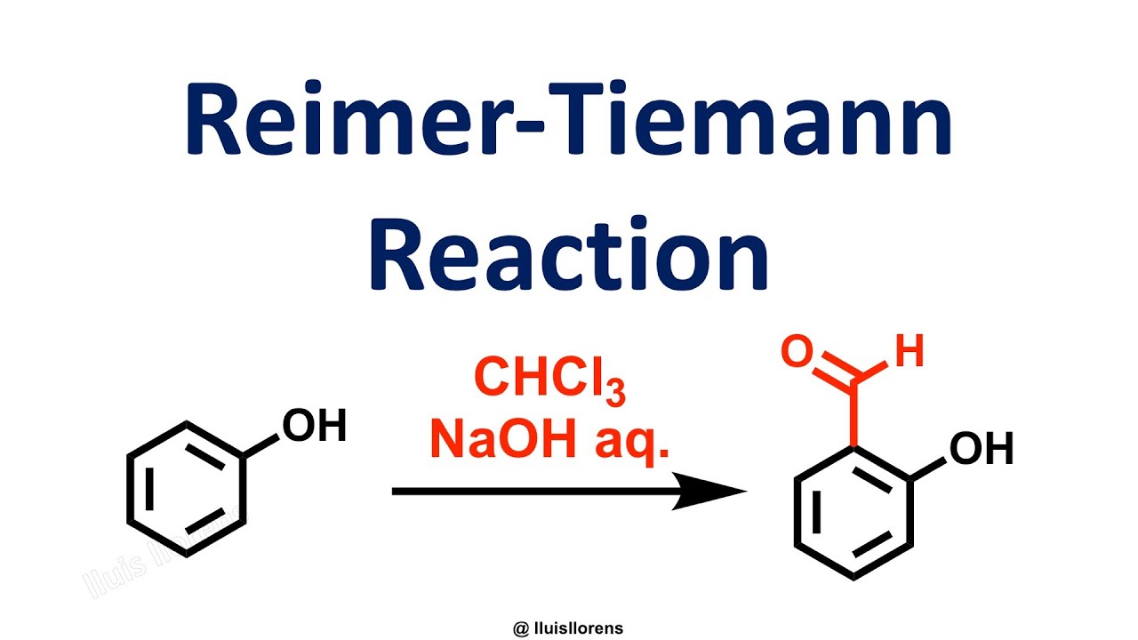 Reimer-Tiemann Reaction - YouTube