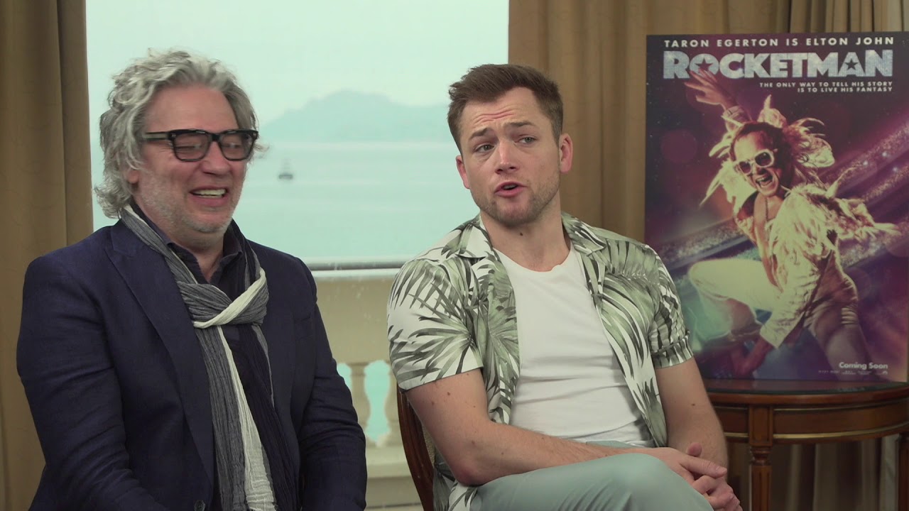 Taron Egerton: "Jason Momoa who?" (On singing underwater and miming in ...