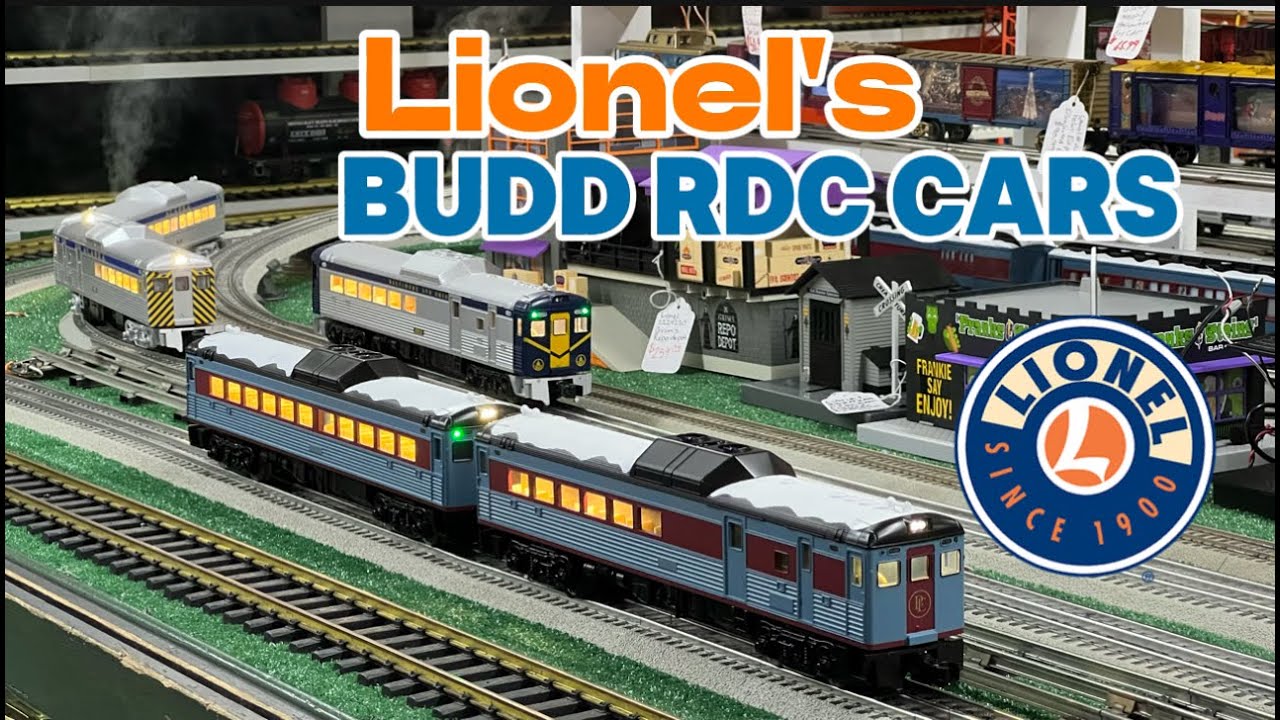Lionel's Latest Budd RDC Railcars with LionChief Plus 2.0 - YouTube