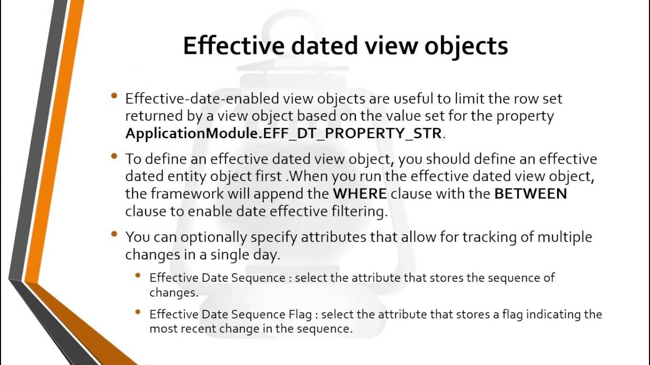 آموزش Oracle ADF 11G R2 - 18 View Object Effective Date - YouTube