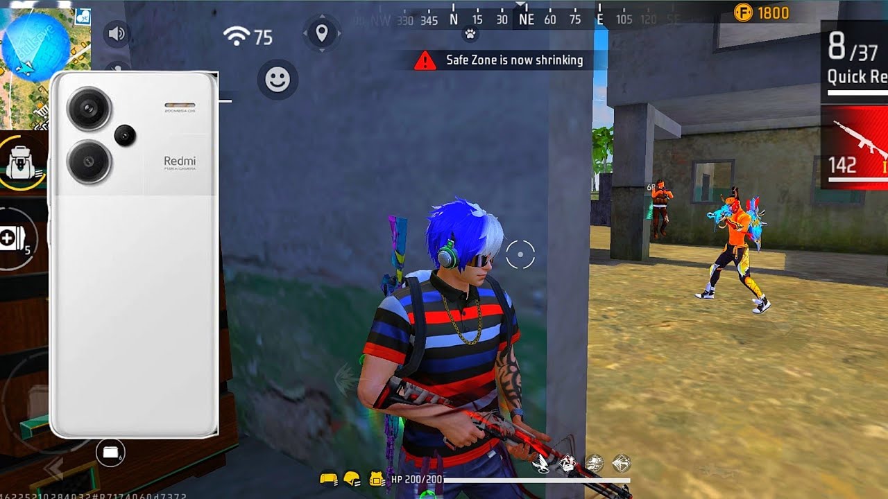 ⚡ Redmi Note 13 Free Fire Max Gameplay Test ⚡ Redmi Note 13 Free Fire ...