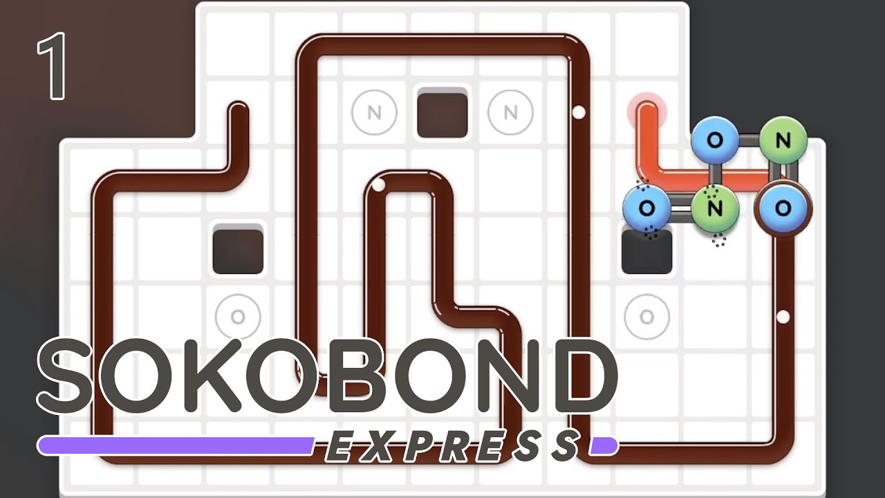 Sokobond Express - Puzzle Game - 1 - YouTube