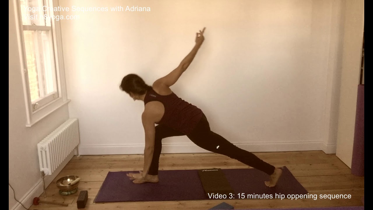 Creative Yoga Sequences III: Hip opening sequence - YouTube
