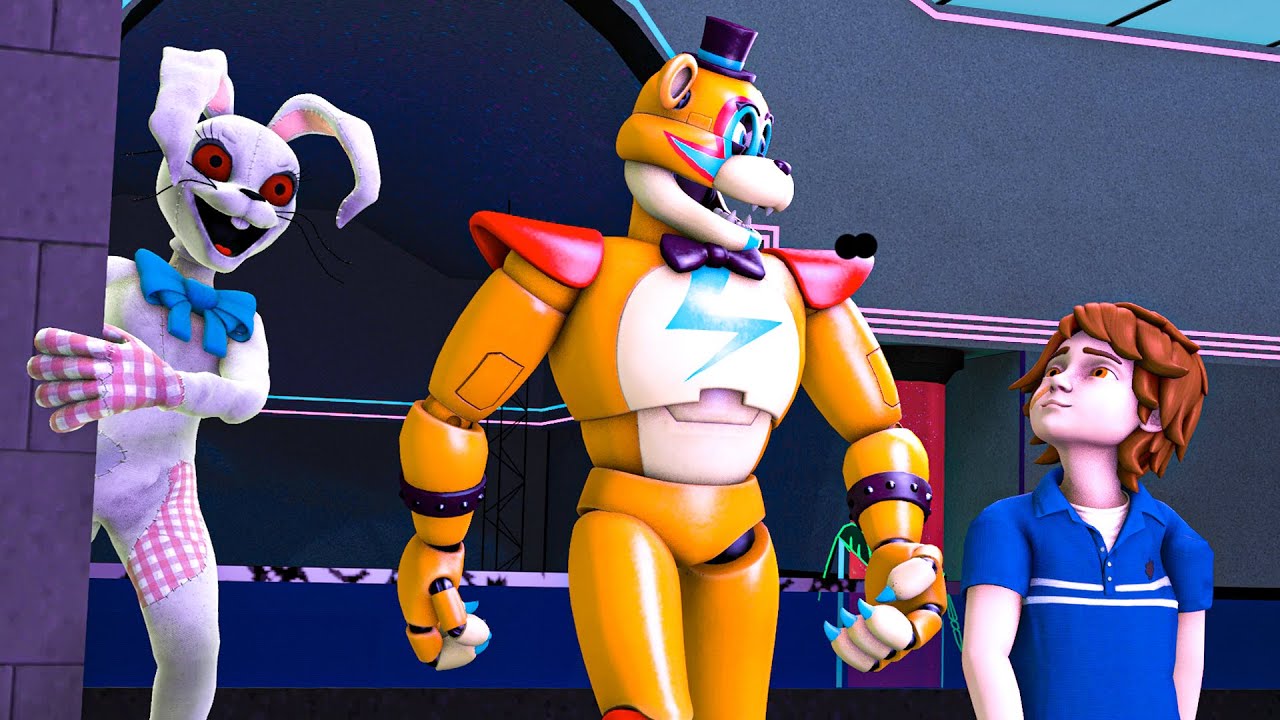 Vanny wants to Destroy Freddy in Fnaf Security Breach SFM Animation ...