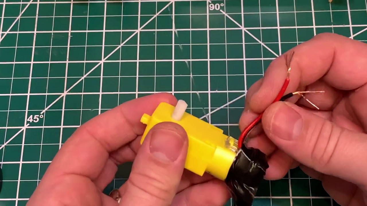 how to wire toy motor gear Dual Shaft - YouTube