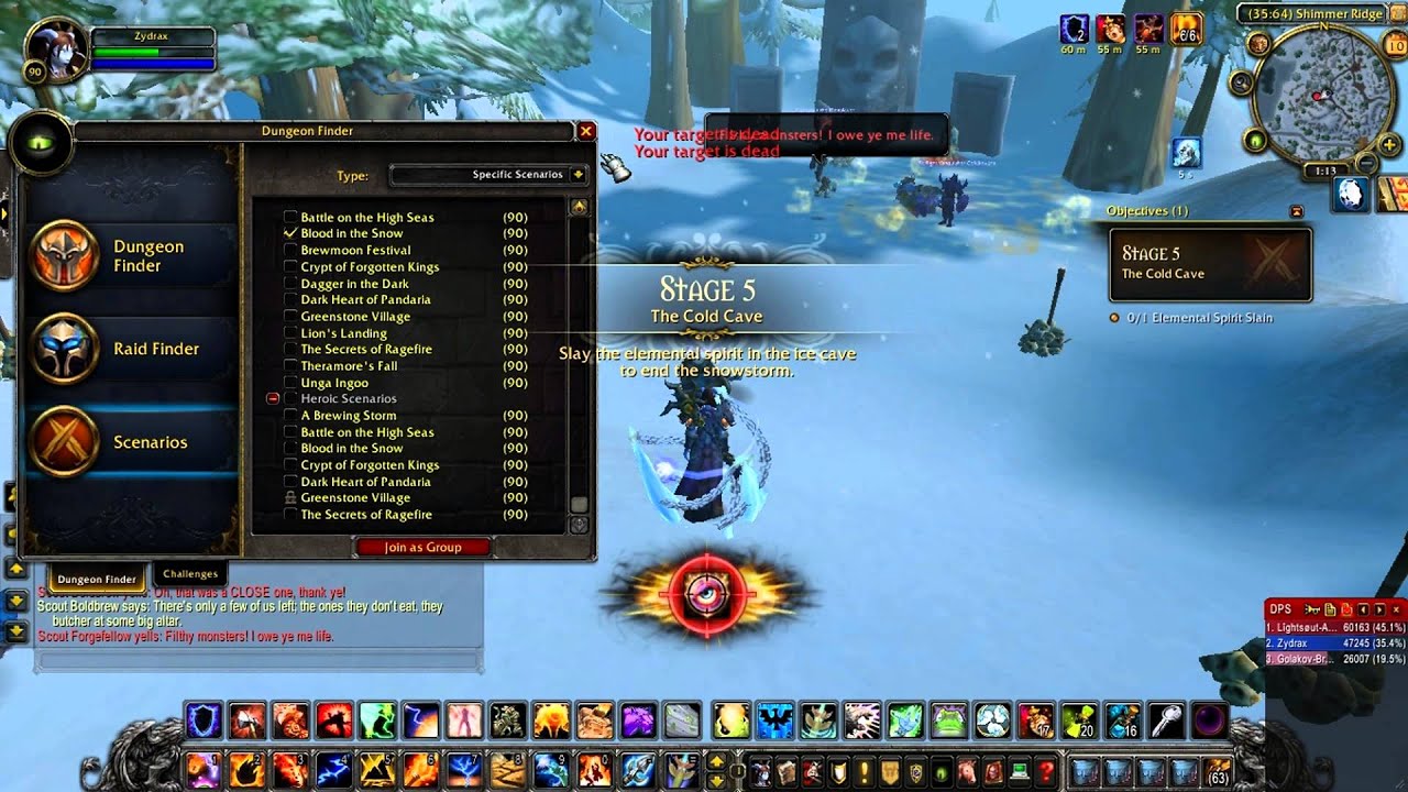 Blood In the Snow Scenario - YouTube