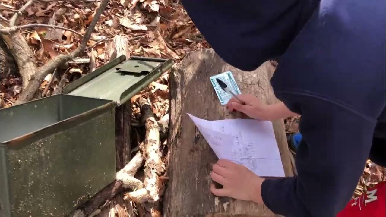 First geocache! - YouTube