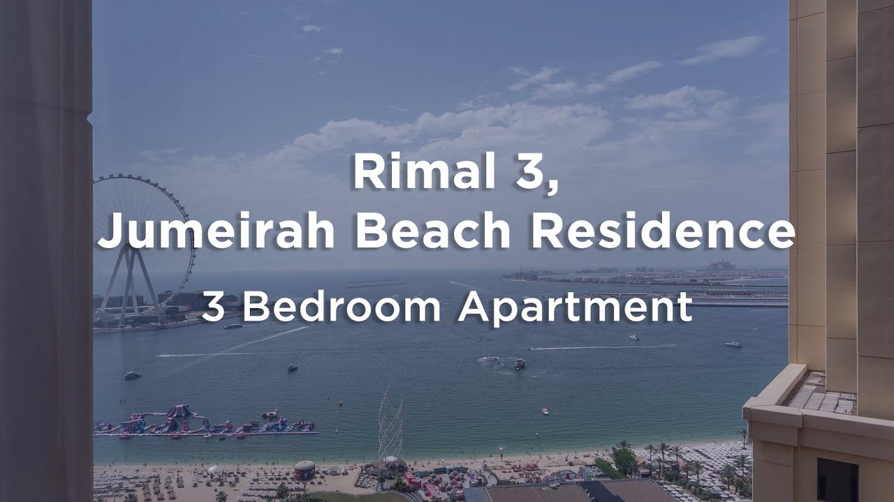 Upgraded 3-Bedroom Apartment with Sea Views for Sale in Rimal 3, JBR ...