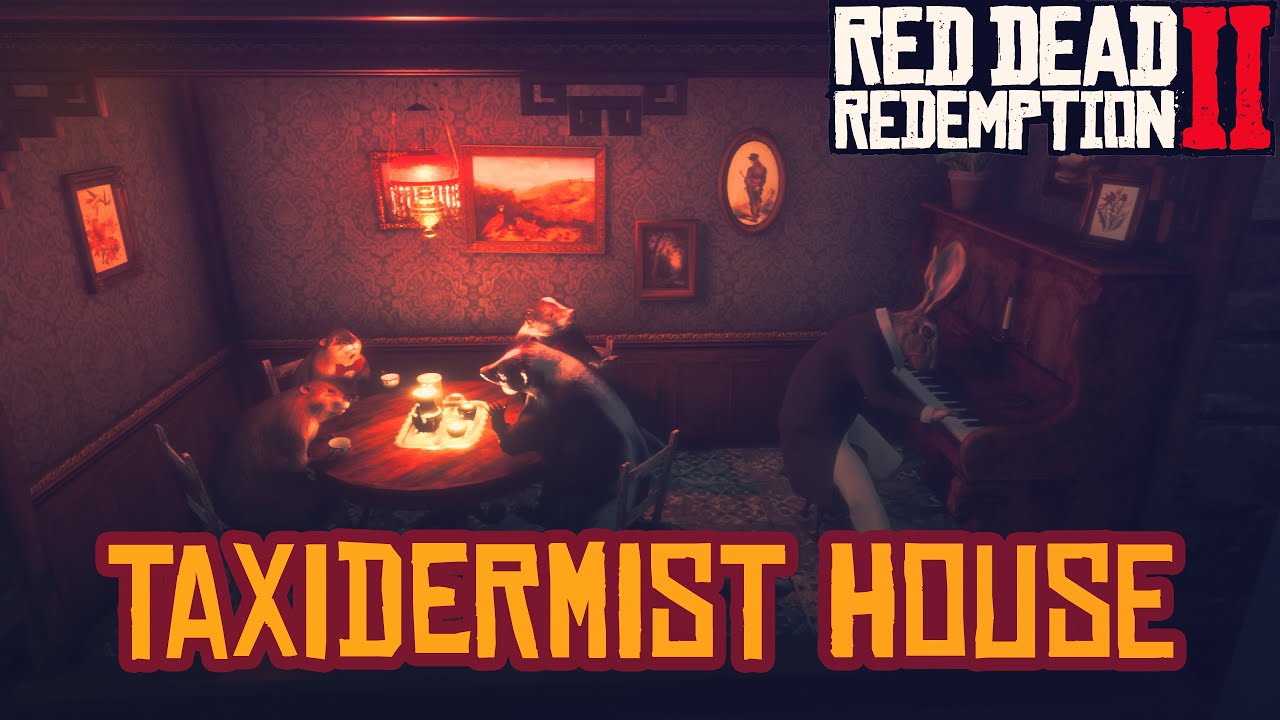 Red Dead Redemption 2 - Exploring inside the Taxidermist house #rdr2 ...