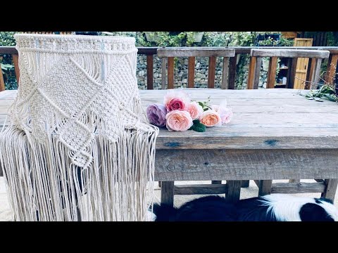 HOW TO MAKE A MACRAME LAMPSHADE - STEP BY STEP TUTORIAL 1 - YouTube