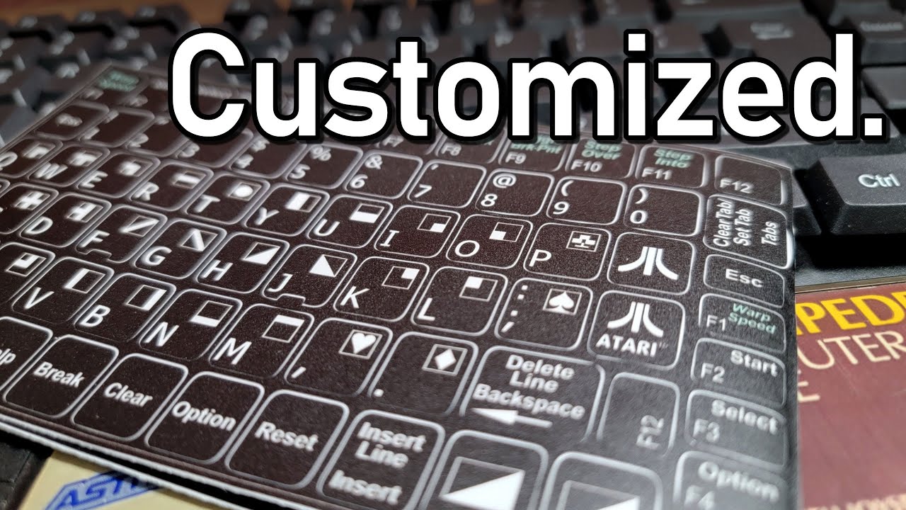 📱 Atari THE400 Mini USB Keyboard Customization | vLIVE & Hangout - YouTube