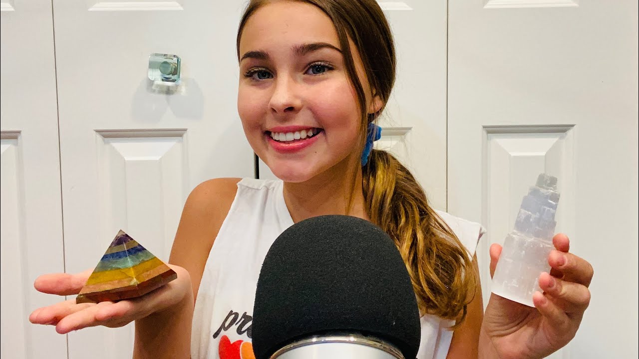 Asmr ~ Crystal collection 💕 - YouTube