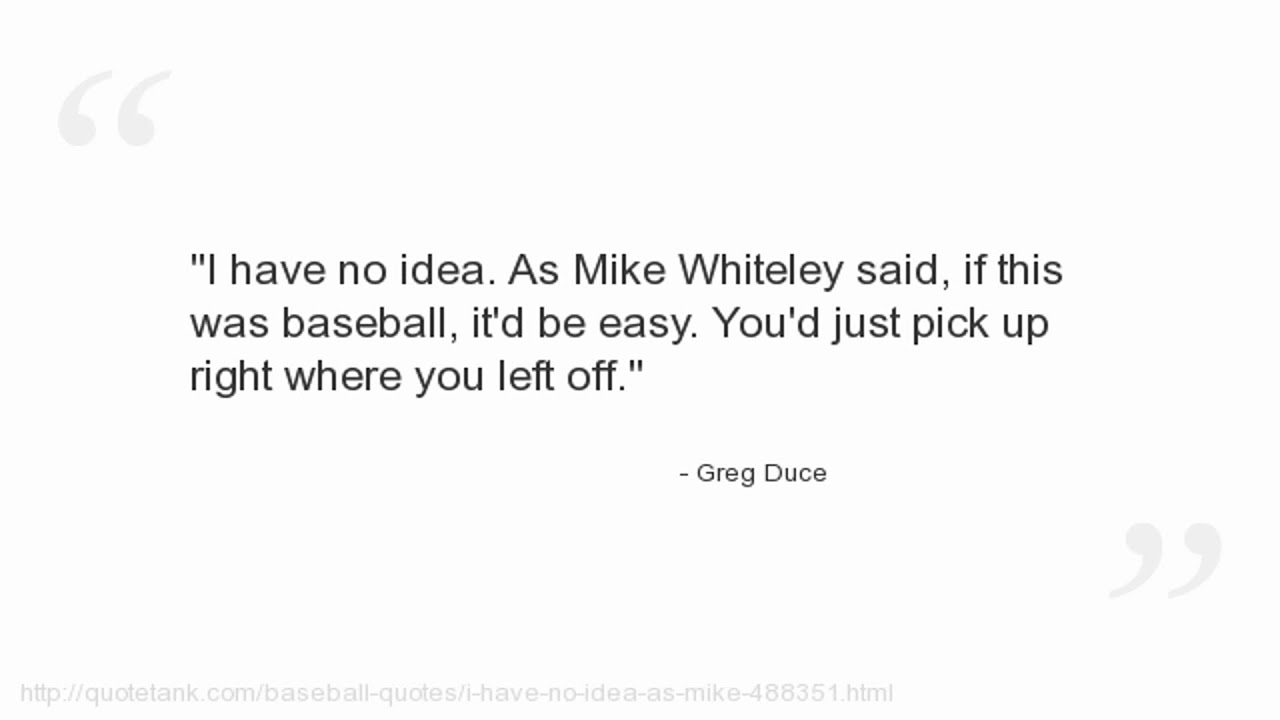 Greg Duce Quotes - YouTube