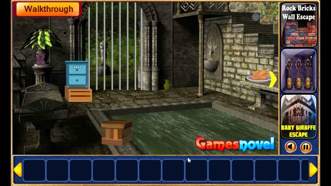 Abandoned Dam Fort Escape walkthrough - GamesNovel. - YouTube