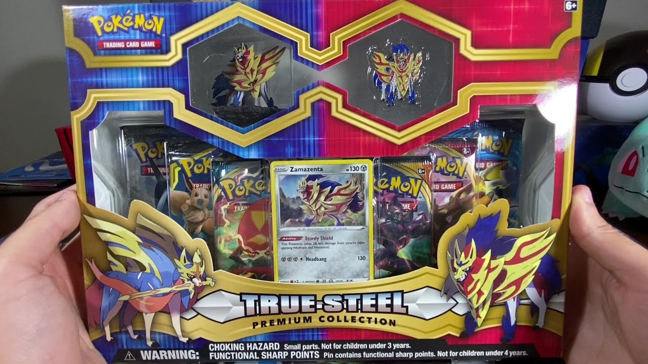 Zamazenta True-Steel Premium Collection Box Opening! - YouTube
