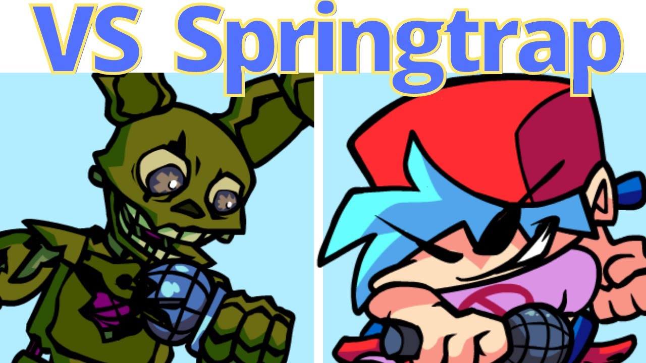 Friday Night Funkin' VS Springtrap + Jumpscare (Five Nights at Freddy's ...