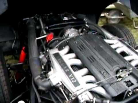 E-type EV12 with 6,0 L Einspritzanlage , fuel injection, roar , sound ...