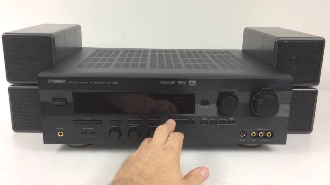 Yamaha RX-V596 Stereo Receiver - YouTube
