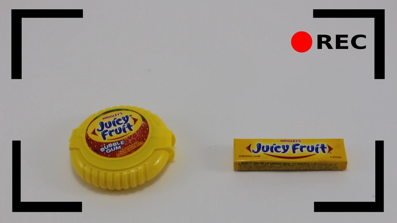 Сколько стиков в ленте Juicy Fruit. Жевательная резинка Джуси Фрут ...