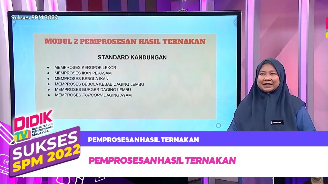 Sukses SPM (2022) - Pemprosesan Makanan (Tingkatan 4) - Pemprosesan ...
