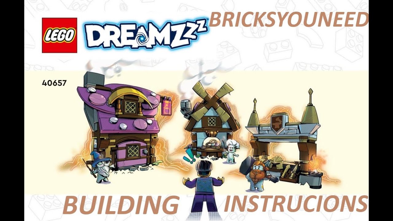 LEGO DREAMZZz Set 40657 Dream Village Building Instructions - YouTube