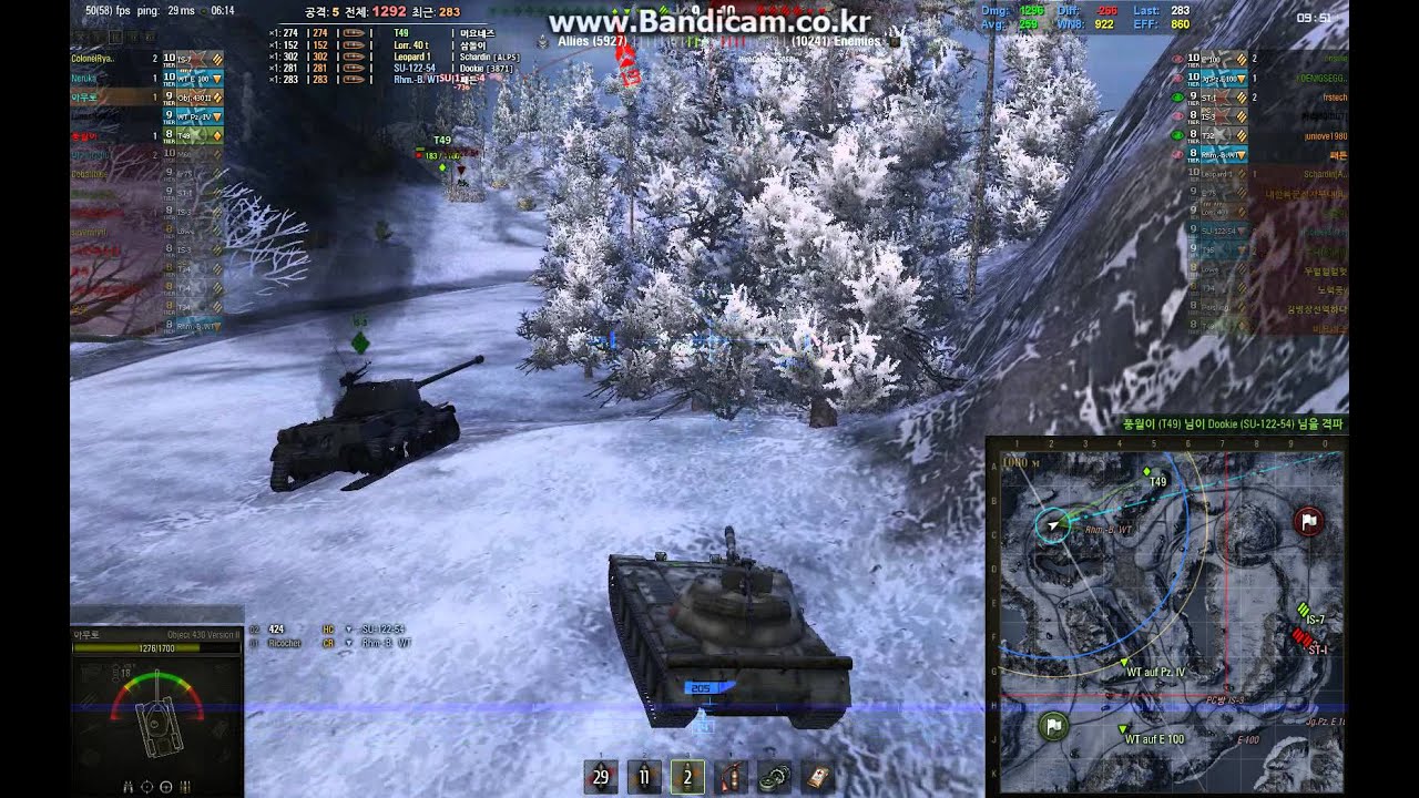 WorldOfTanks Object 430 II 38 mannerheim line - YouTube
