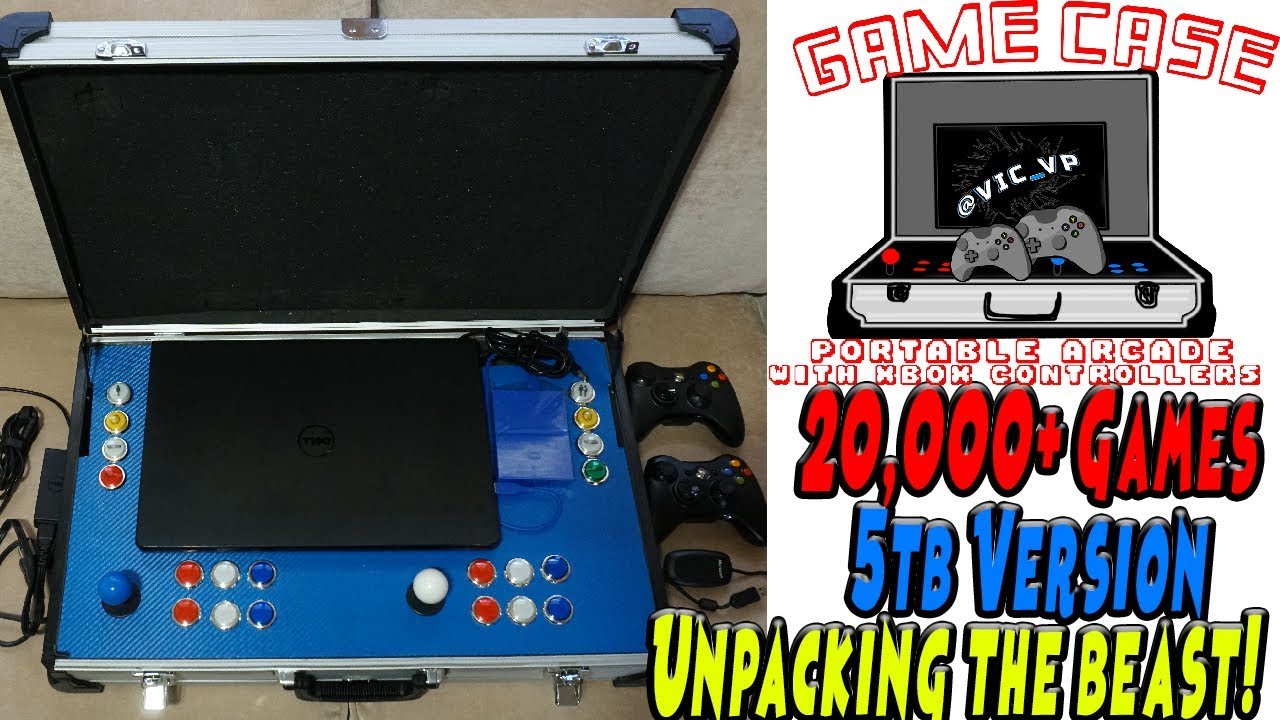 The Gamecase - The Portable Arcade 5tb Version 20k games! - YouTube