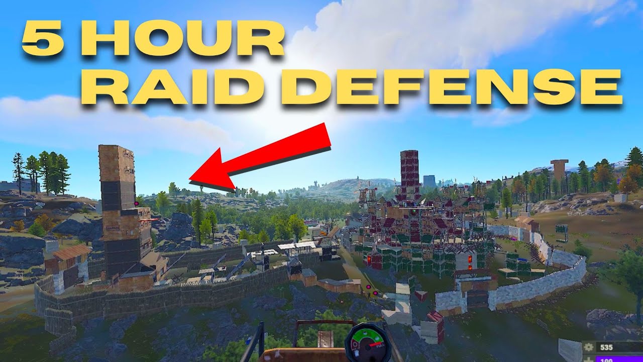 Defending an INSANE 5 Hour Raid on Vanilla Rust - YouTube
