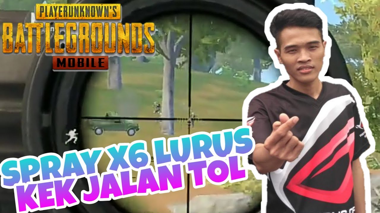 CARA SPRAY LURUS SCOPE X6 | PUBG Mobile - YouTube
