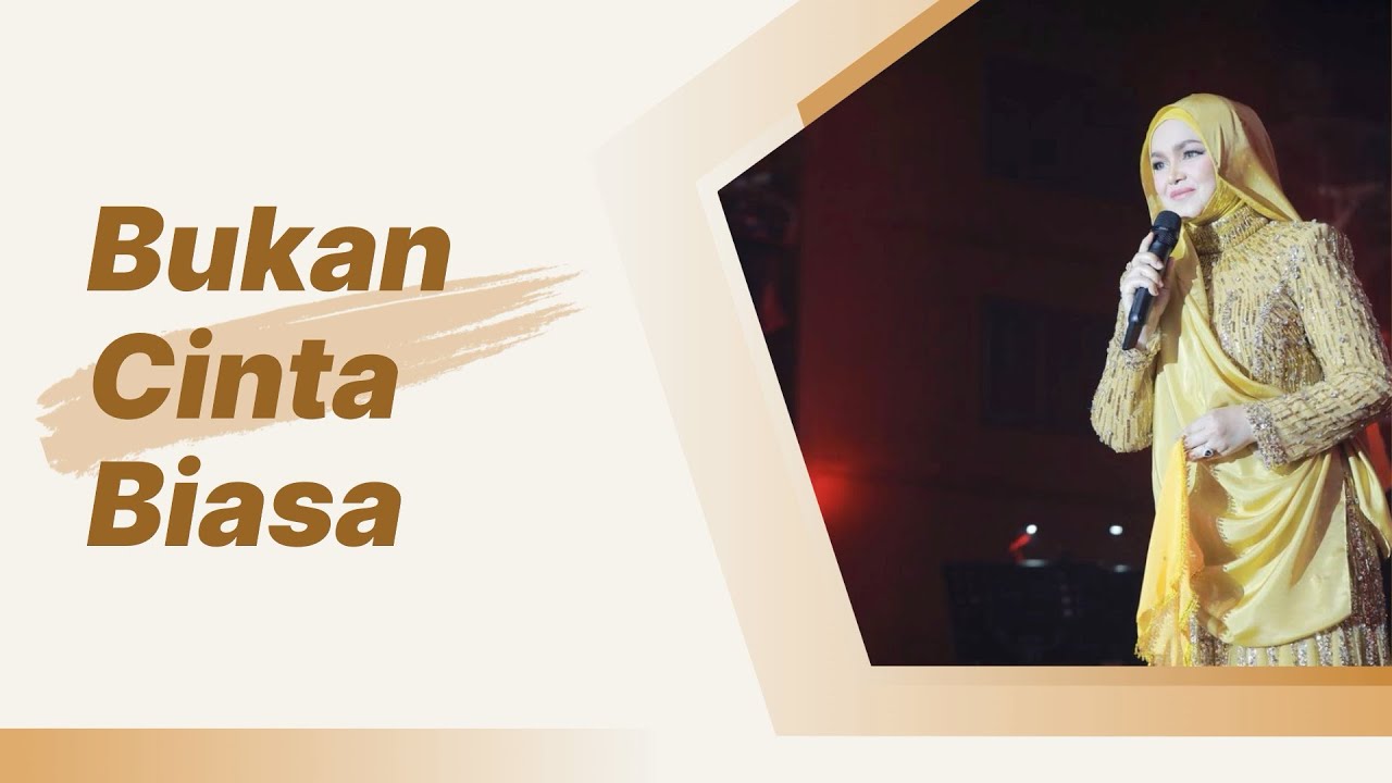 Dato’ Sri Siti Nurhaliza - Bukan Cinta Biasa @ Queen of The Night 2022 ...