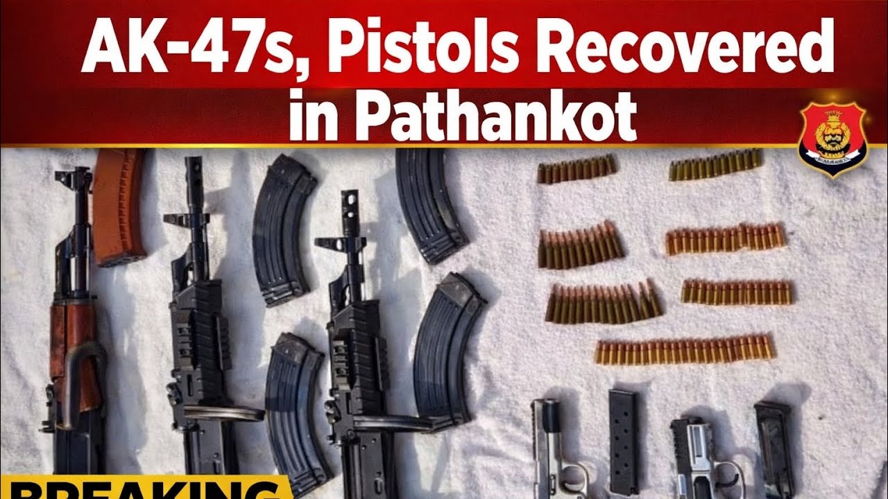 Huge Arms Cache Recovered in Pathankot; AK-47s, Pistols Meant for ...