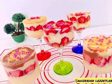 MAGNOLİA TATLISI TARİFİ/ WN HAFİF SÜTLÜ TATLI TARİFİ - YouTube