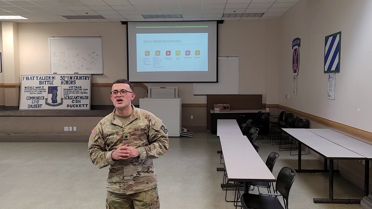 SGT RAMOS BLC Public Speaking: Conflict Management - YouTube